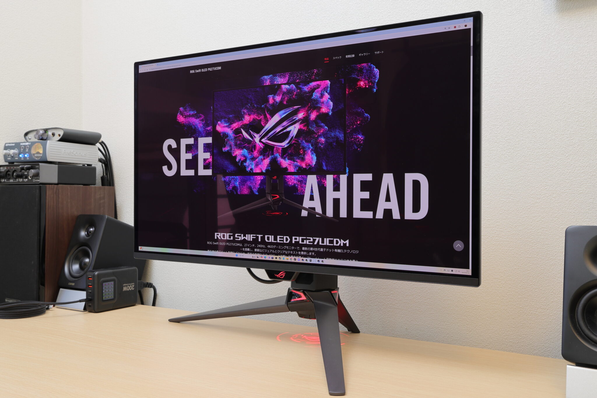 ROG Swift OLED PG27UCDMをレビュー！ 4Kでゲーム性能も高い有機ELモニター | げむぱ